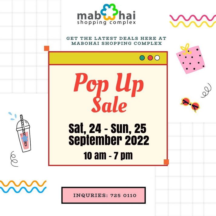 Pop Up Sale | Mabohai Shopping Complex